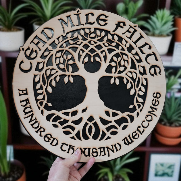 Framed Art - CUSTOM - Cead Mile Failte - A Hundred Thousand Welcomes ...