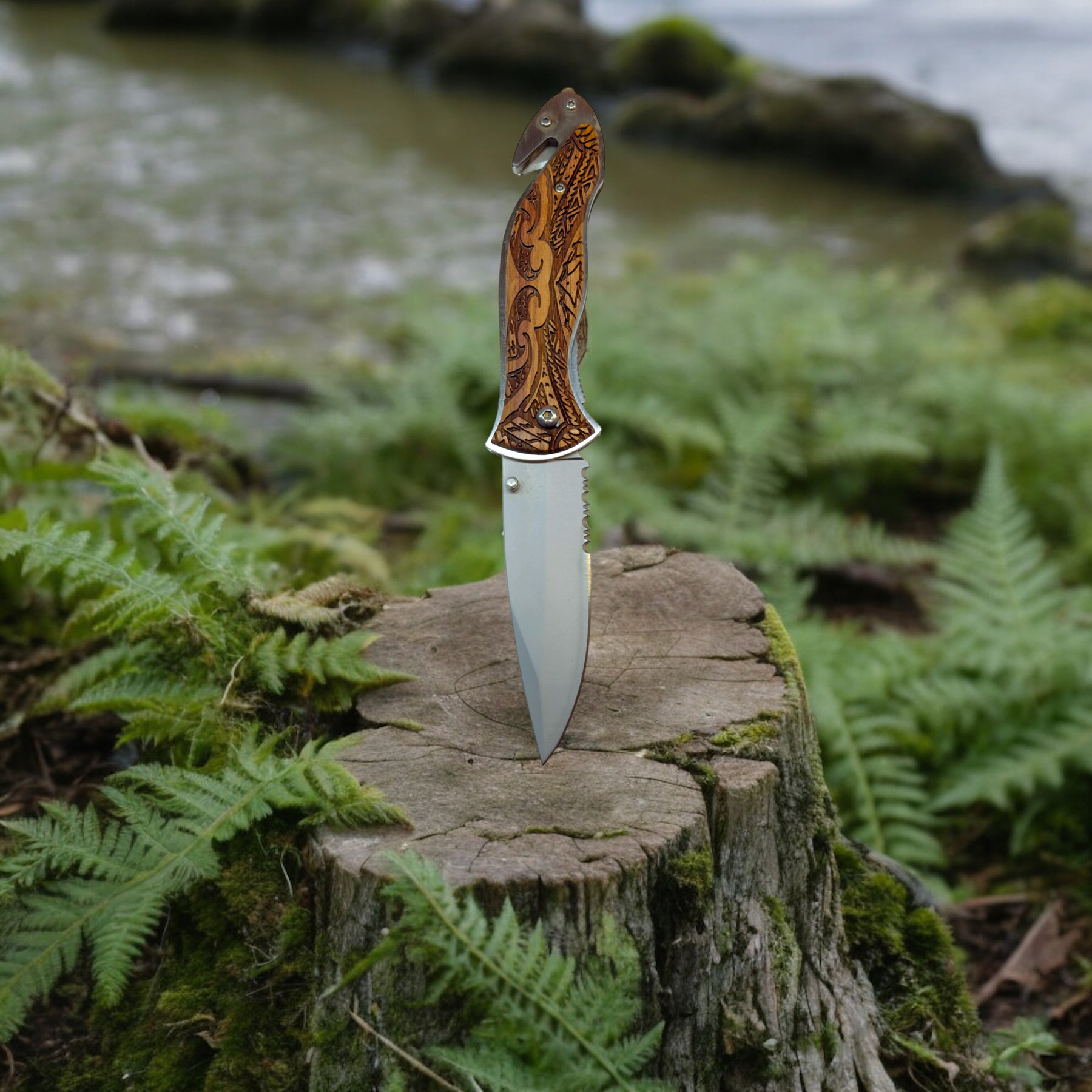 Knife - Polynesian Tribal 138 – HipFlaskPlus