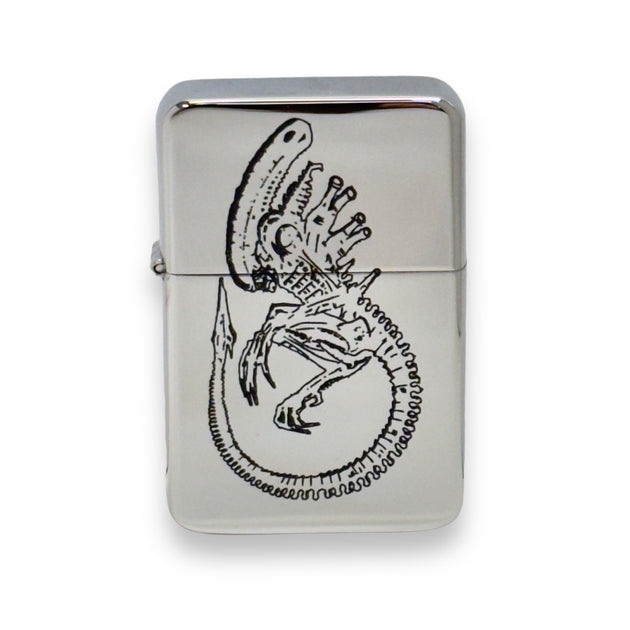 Lighter - Alien Fossil - Chrome – HipFlaskPlus