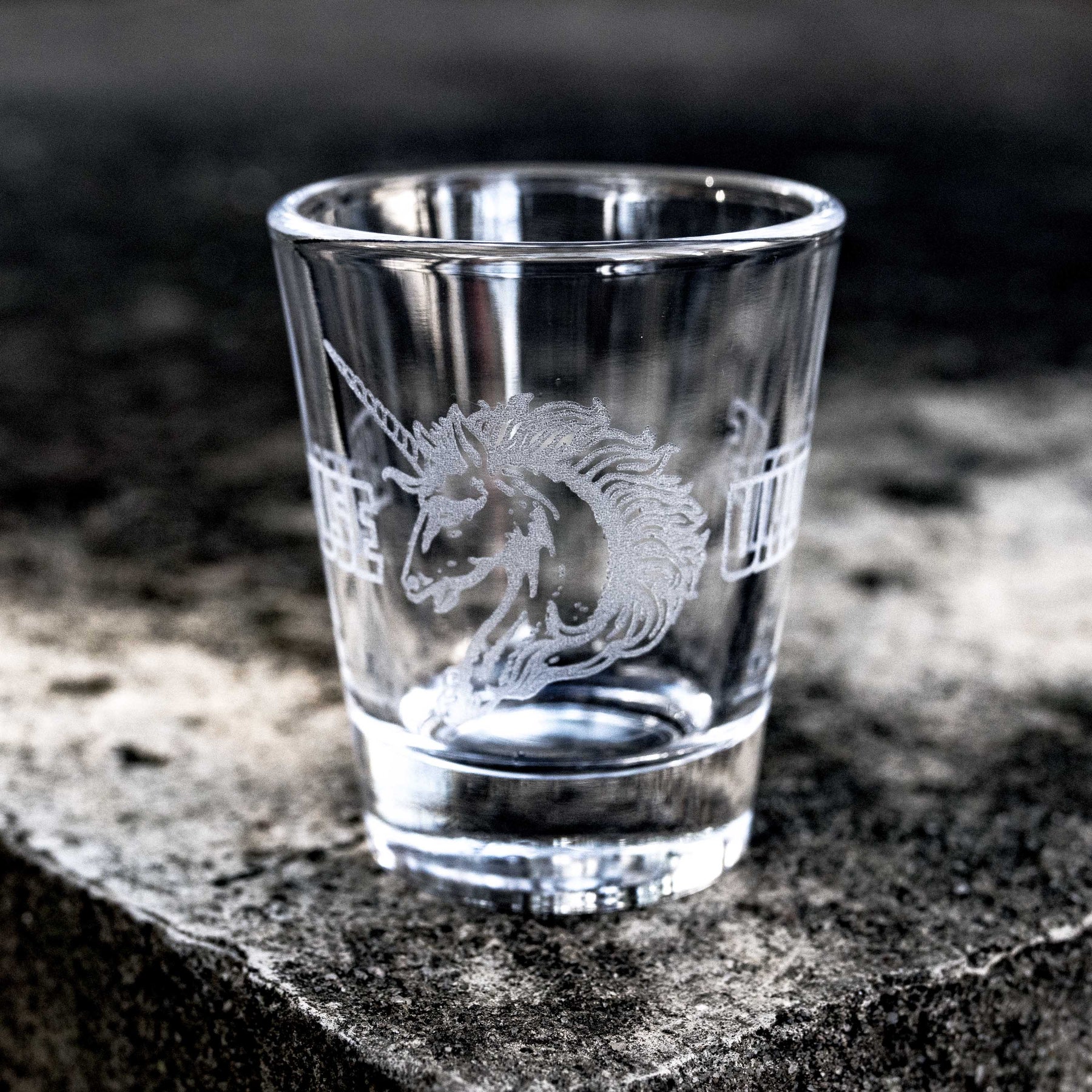 2oz Because Unicorns Shot glass – HipFlaskPlus