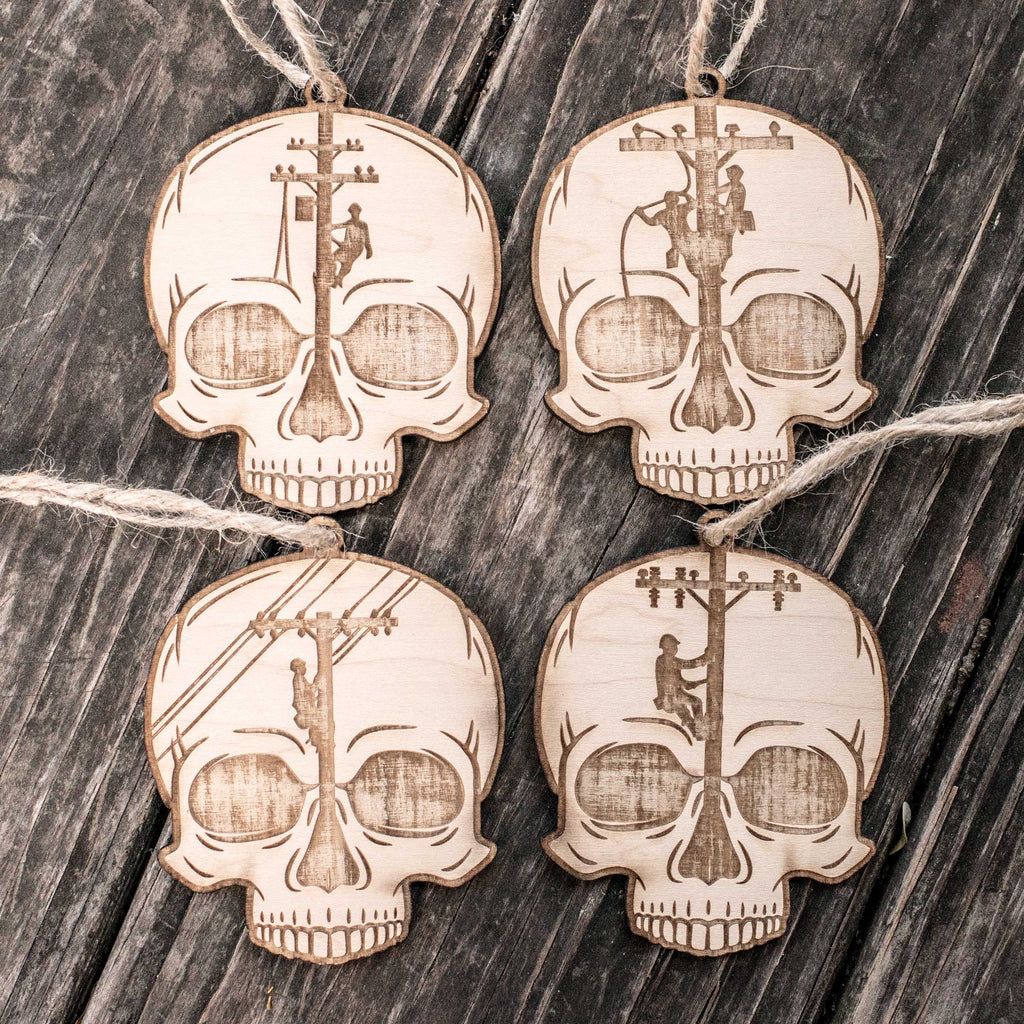Lineman Skull Art